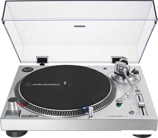 Виниловый проигрыватель AUDIO-TECHNICA AT-LP120XUSBSV серебро