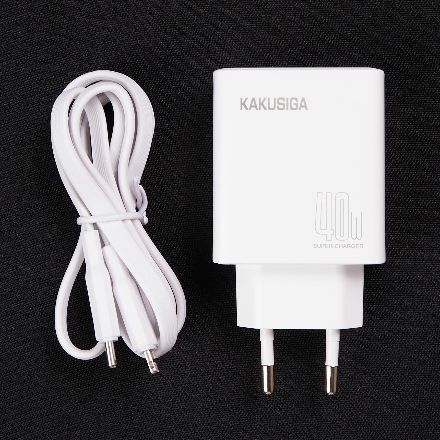 Зарядное устройство Kakusiga KSC-937 40W с кабелем Type-C to Lightning