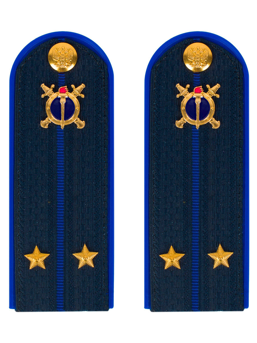 Погоны Юстиции на куртку Пластик, звание Лейтенант 14х5,5см