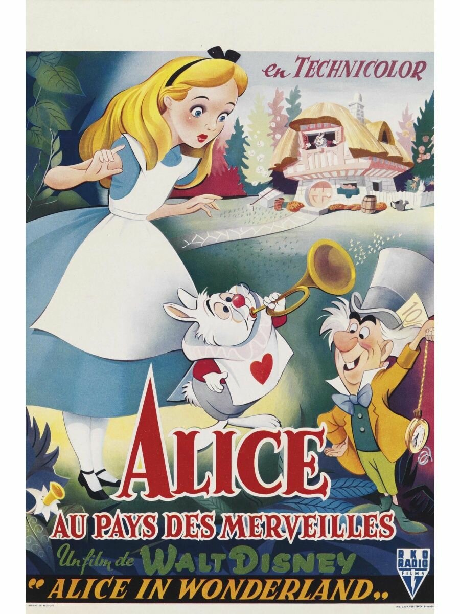 Постер "Алиса в стране чудес"