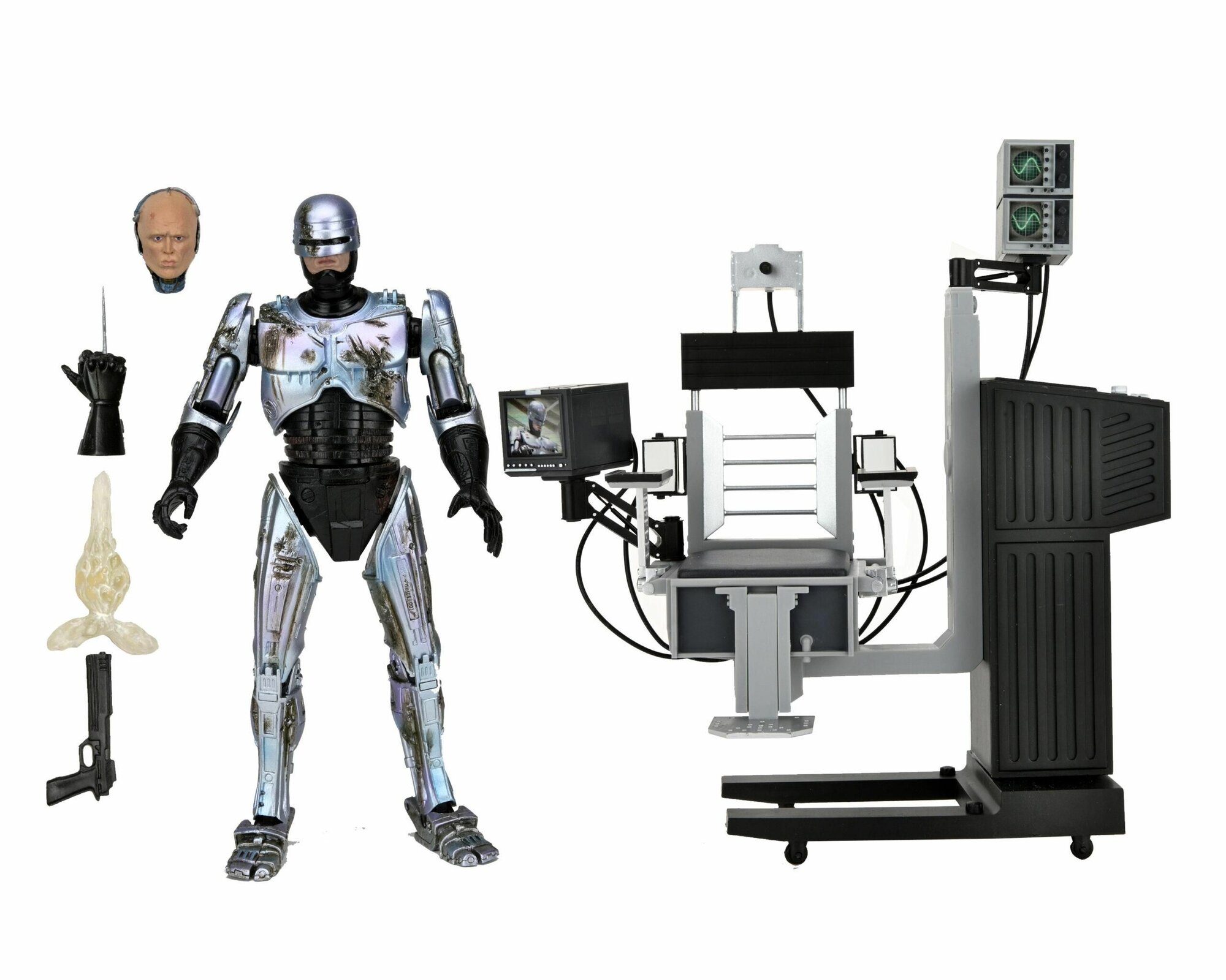 Фигурка Робокоп Neca Robocop Ultimate Battle-Damaged w Chair
