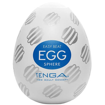 Tenga Egg Sphere Мастурбатор с рельефом в виде ребристых шариков