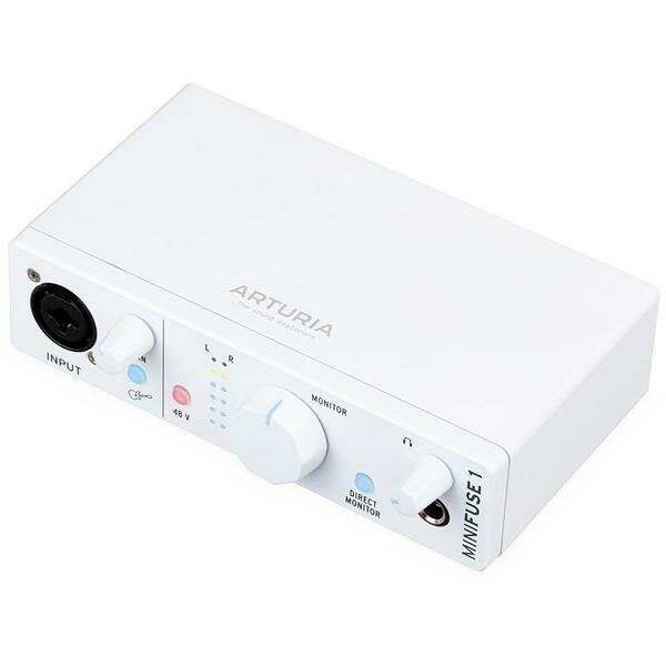 Аудиоинтерфейс Arturia MiniFuse 1 White — фото 1