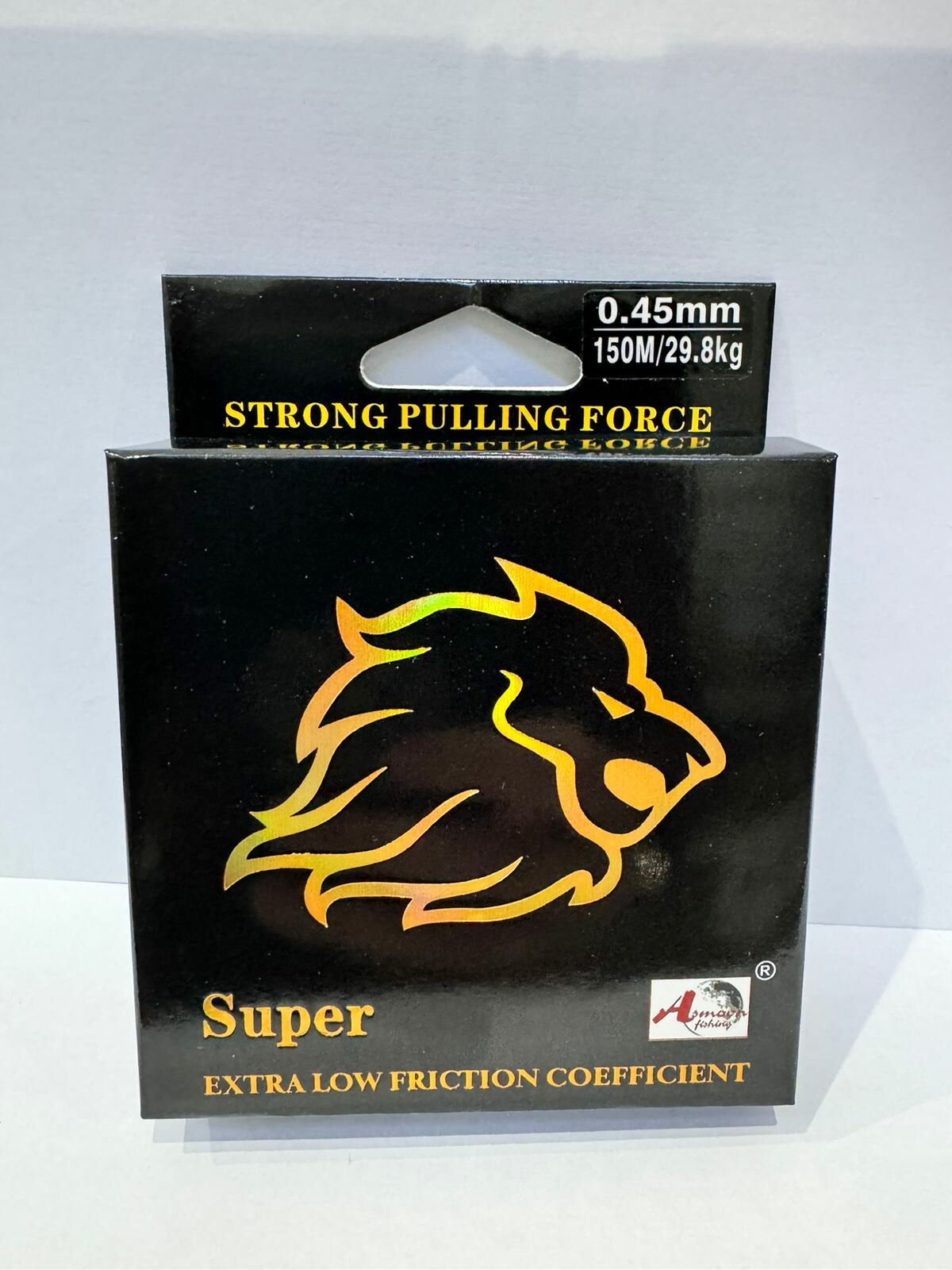 Леска Golden Lion, для спиннинга, разрывная нагрузка 7,5 кг, черная, 150 м