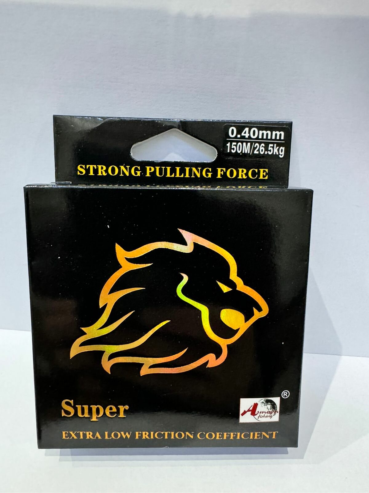 Леска Golden Lion, для спиннинга, разрывная нагрузка 26,5 кг, диаметр 0,4 мм, черная, 150 м