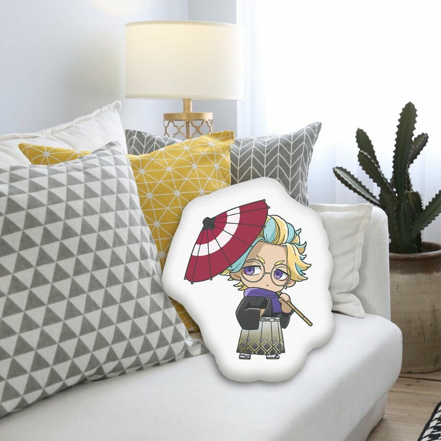 Мягкая фигурная подушка Чиби Токийские мстители - Риндо Хайтани BCH1127 40см