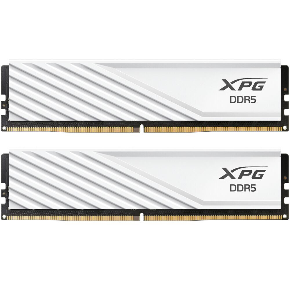 Модуль памяти DIMM 32Gb 2х16Gb DDR5 PC48000 6000MHz ADATA XPG Lancer Blade White (AX5U6000C3016G-DTLABWH)