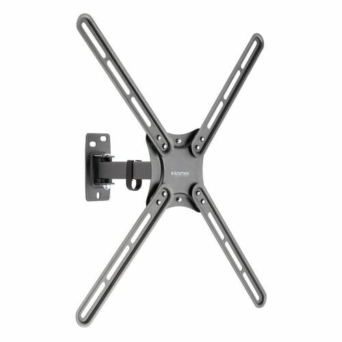 Кронштейн для телевизора Kromax CORBEL-6, 22-65", настенный, поворот и наклон, черный [90466]