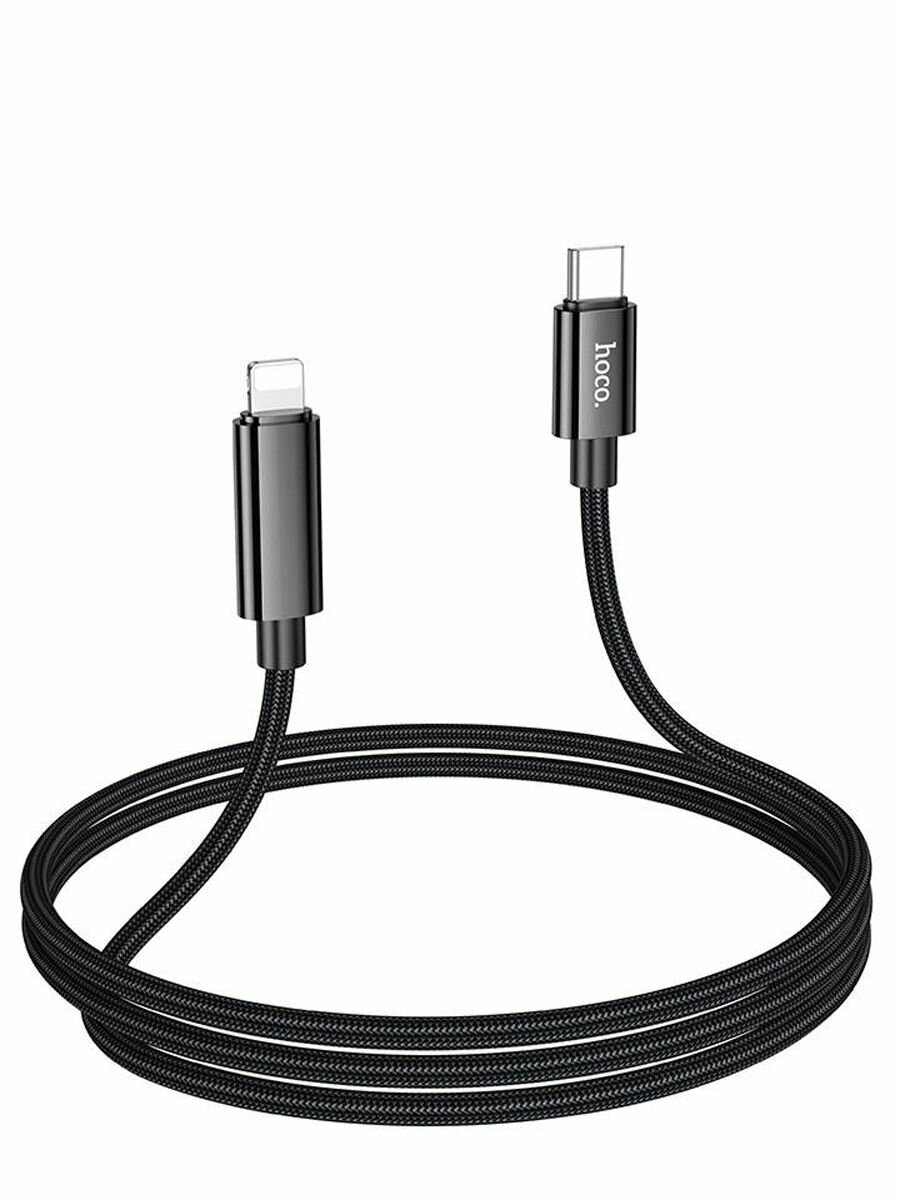USB дата кабель Lightning 1.2м, с дисплеем — фото 1