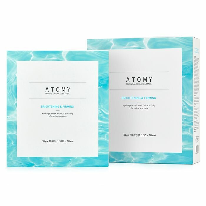 Морская гидрогелевая маска Атоми Сияние, 10 шт по 38 г
