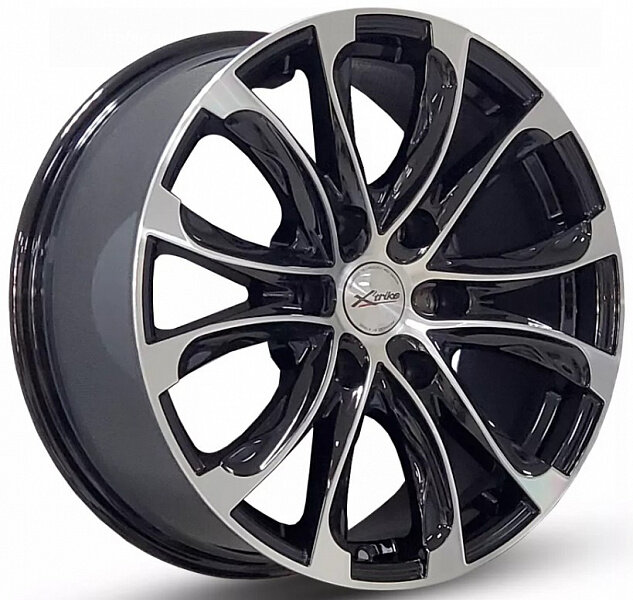 Диски легковые литые 8.0*18 6*114.3 et30 h66.1 X-trike X-134 BK/FP(цвет)