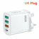 Зарядное устройство HCJTWIN, 40Вт, PD25W, QC3.0, 3 USB, 5A, 25Вт