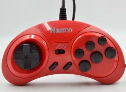 Геймпад проводной Hamy Controller узкий разъем 9 Pin Красный