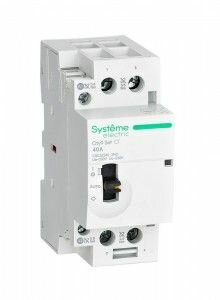 Контактор модульный City9 SET 2P 2НО 40A, Ручное управление, AC 230В-230В