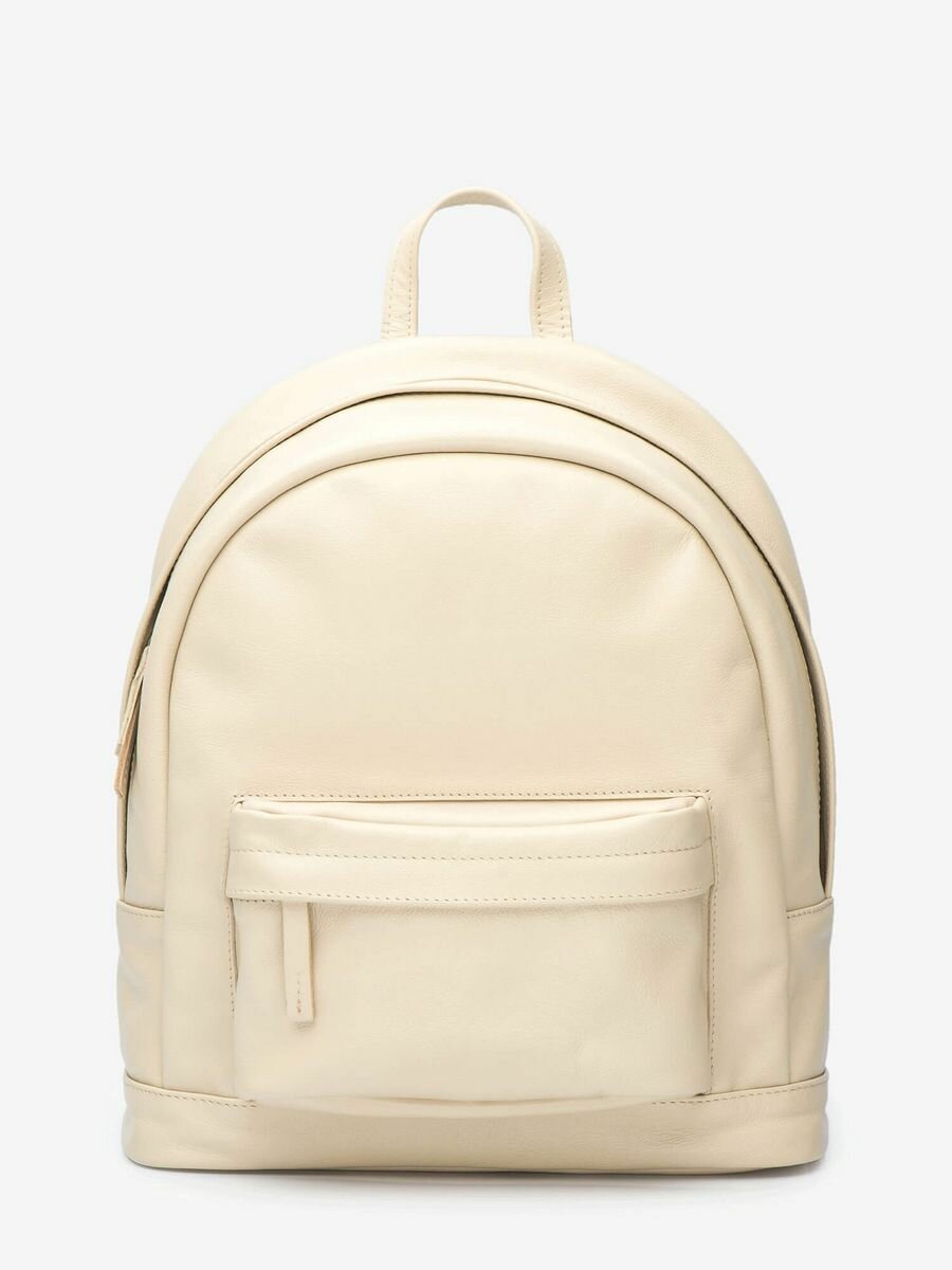 Круглый кожаный рюкзак