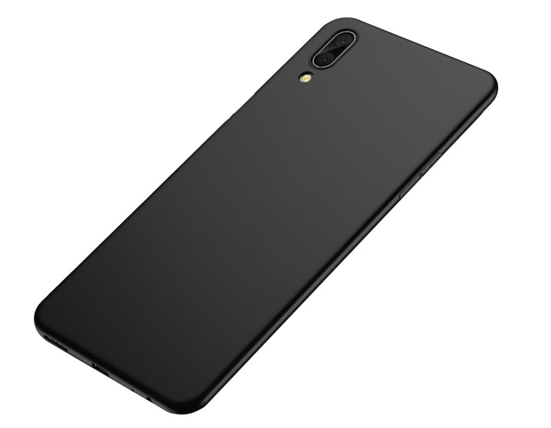 Чехол панель-крышка MyPads для Meizu E3 из прочного силикона с матовым противоскользящим покрытием черная