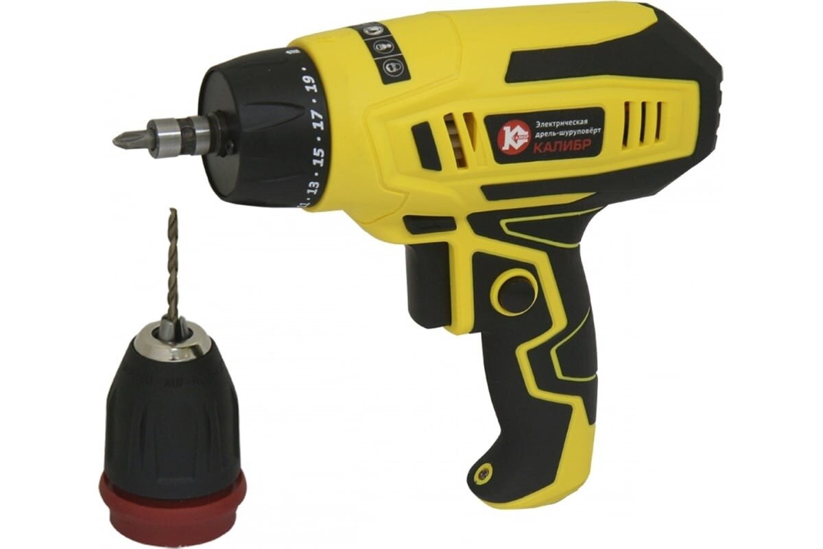 Дрель-шуруповерт сетевая Калибр ДЭ-550ШСМ