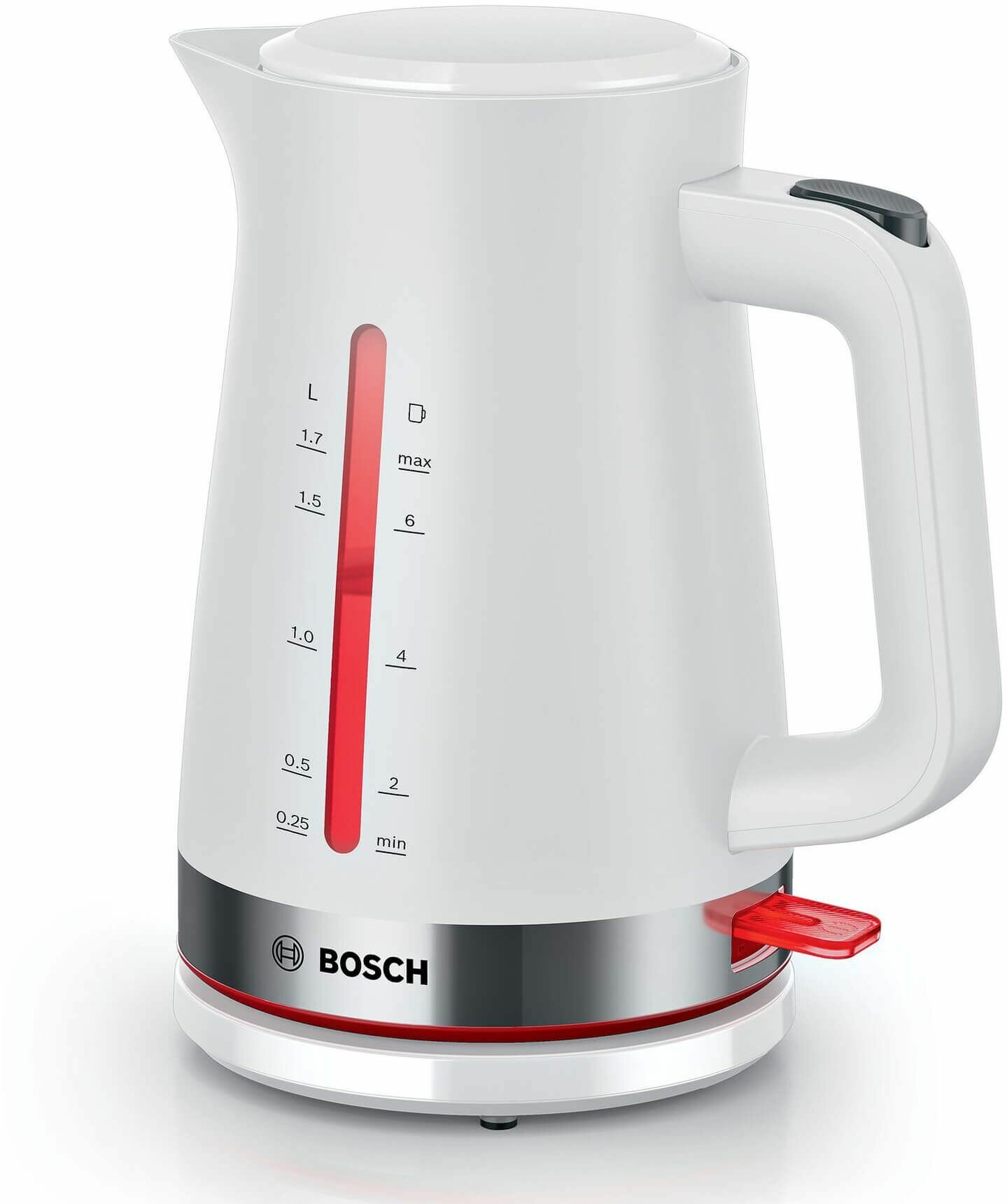 Чайник электрический Bosch TWK4M221 1.7л. белый (пластик)