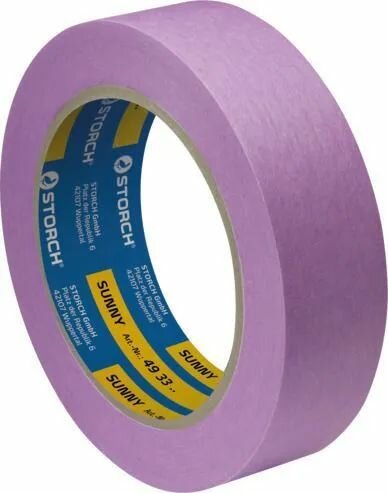 Малярная лента для деликатных работ (не снимает свежую краску) на рисовой бумаге Storch Das Schonende, 30мм*50м