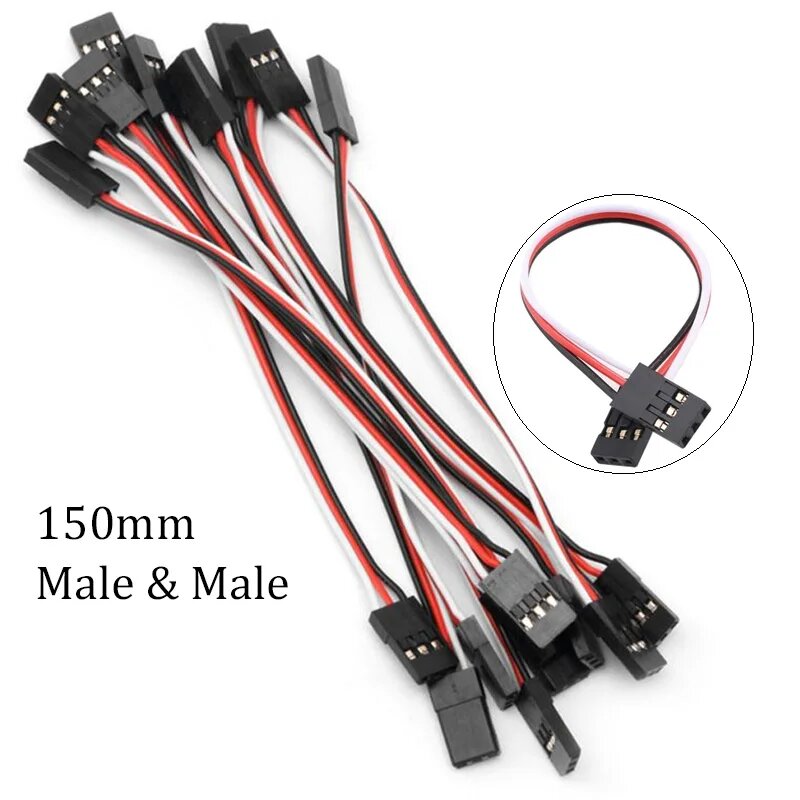 Сервоудлинитель 150mm Male-Male, 10шт.