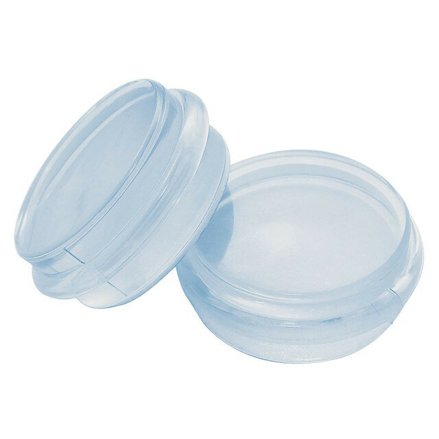 Стопор для двери UGO LOKS, D46мм, 2шт, ПВХ , цвет - прозрачный