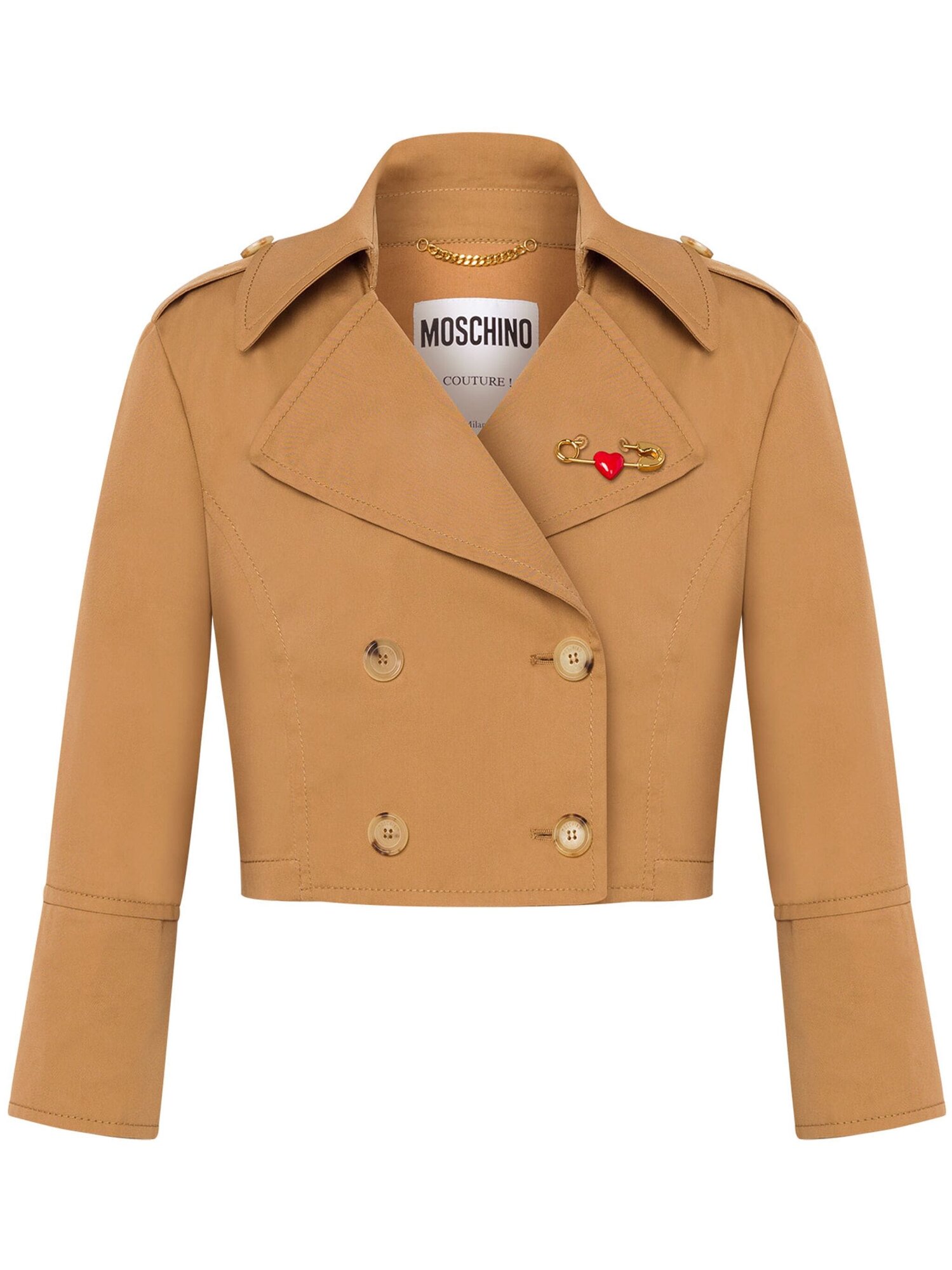 Пиджак Укороченный двубортный жакет