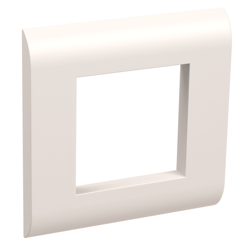 Рамка для кмку на 2 модуля белая IEK