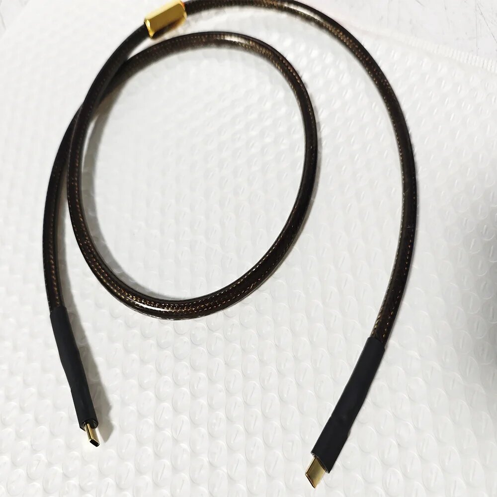 Кабель Type-C - Type-C Audiocrast A56, 1m, серебряный