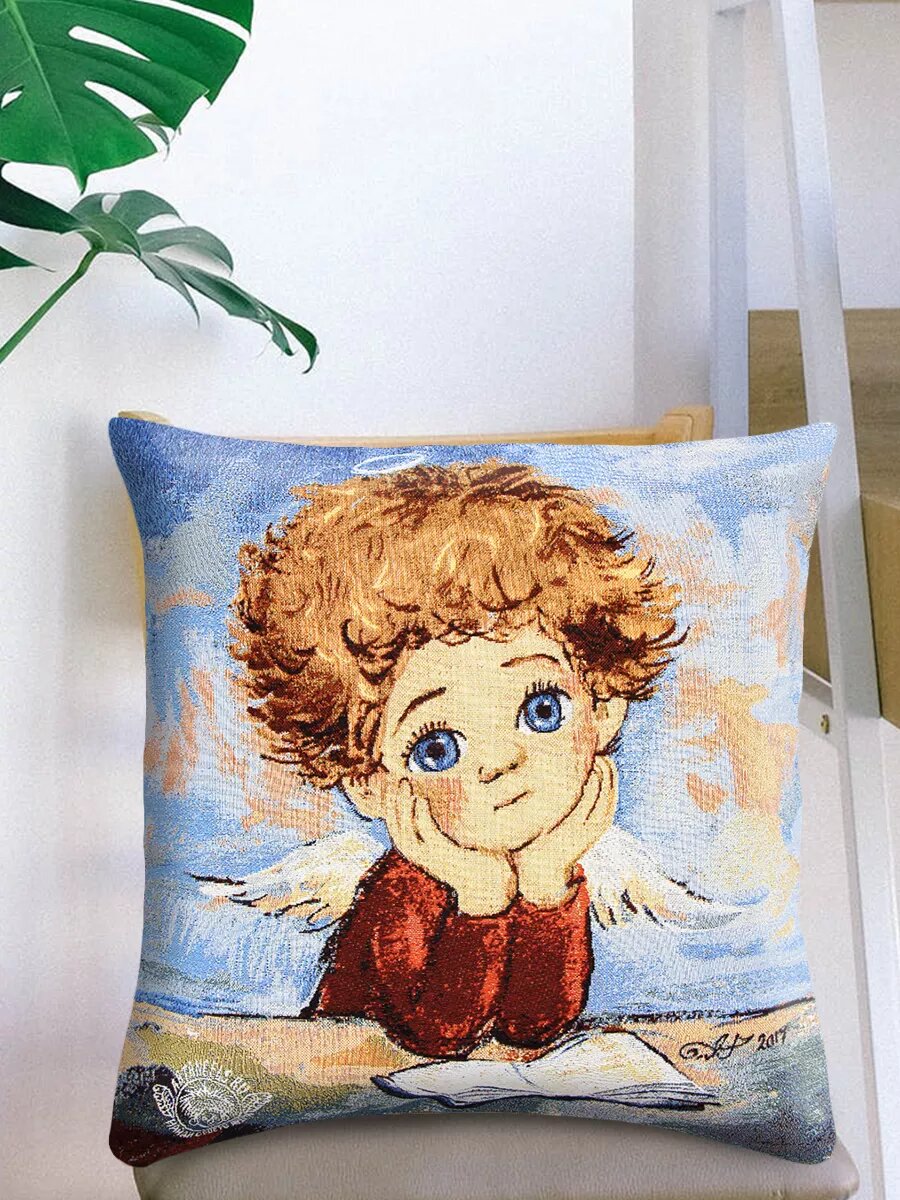 Гобеленовая наволочка 45х45 см. автор Нино Чакветадзе