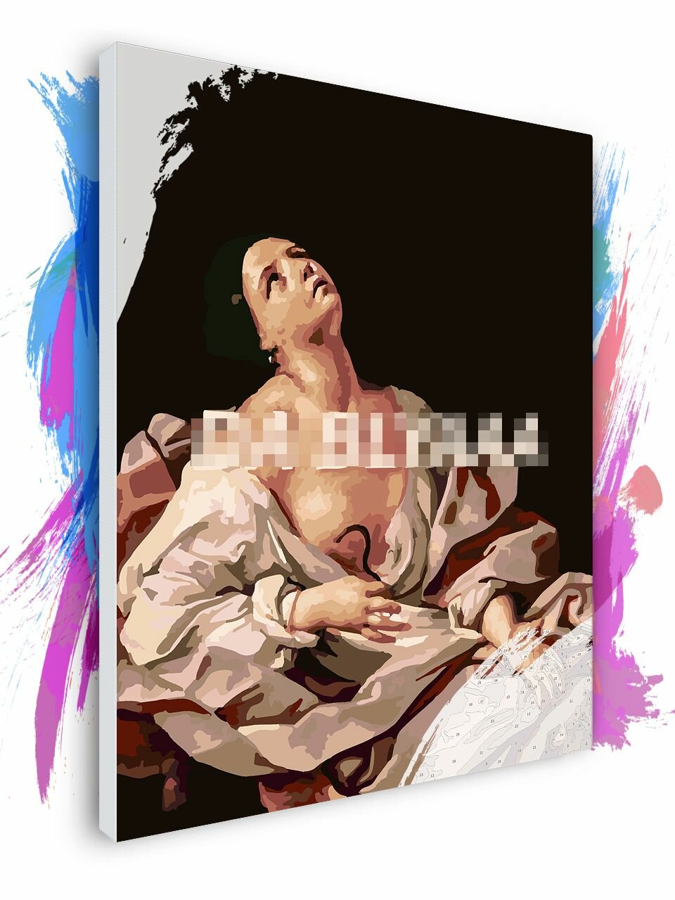 Картина по номерам на холсте Уставшая Клеопатра, 40 х 50 см