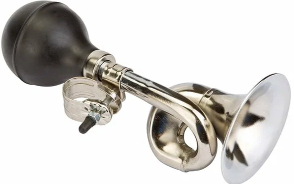 Клаксон 86В-01 сталь/резина черно-хром, 210186