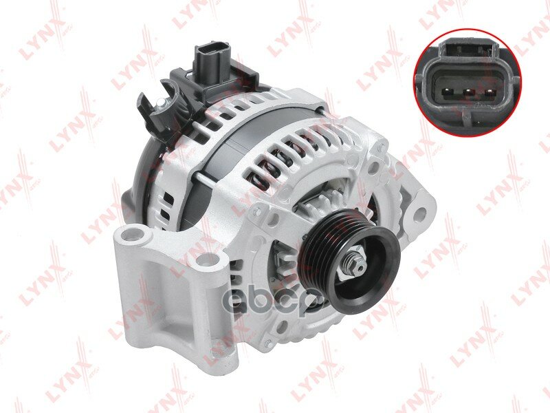 Генератор FORD Focus II 1,4 04-12 / Focus II 1,6 04-12, VOLVO S40 II 1.6 04-12 / V50 II 1.6 04-12 LYNXauto арт. EA-1231