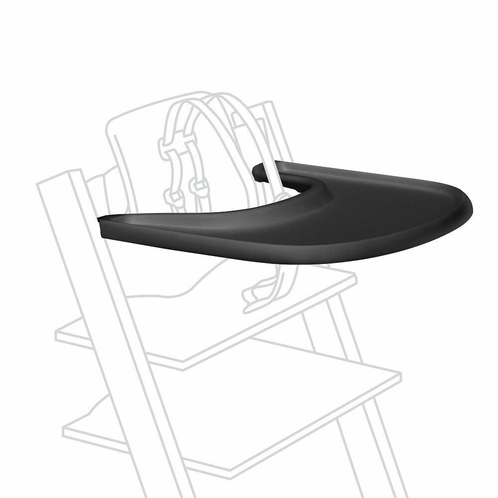 Поднос Stokke Tray для крепления на детский стул Tripp Trapp Black 428502