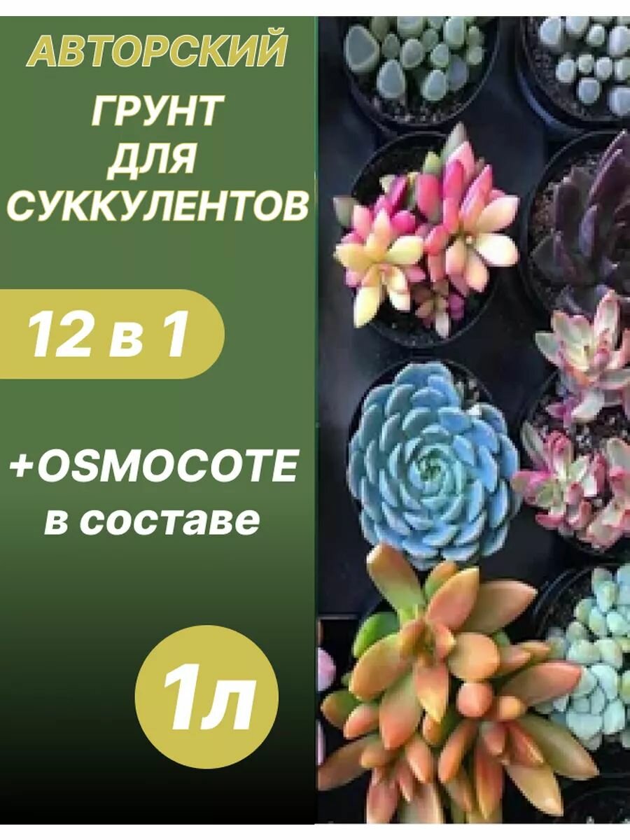 Грунт для Суккулентов 1 л готовый