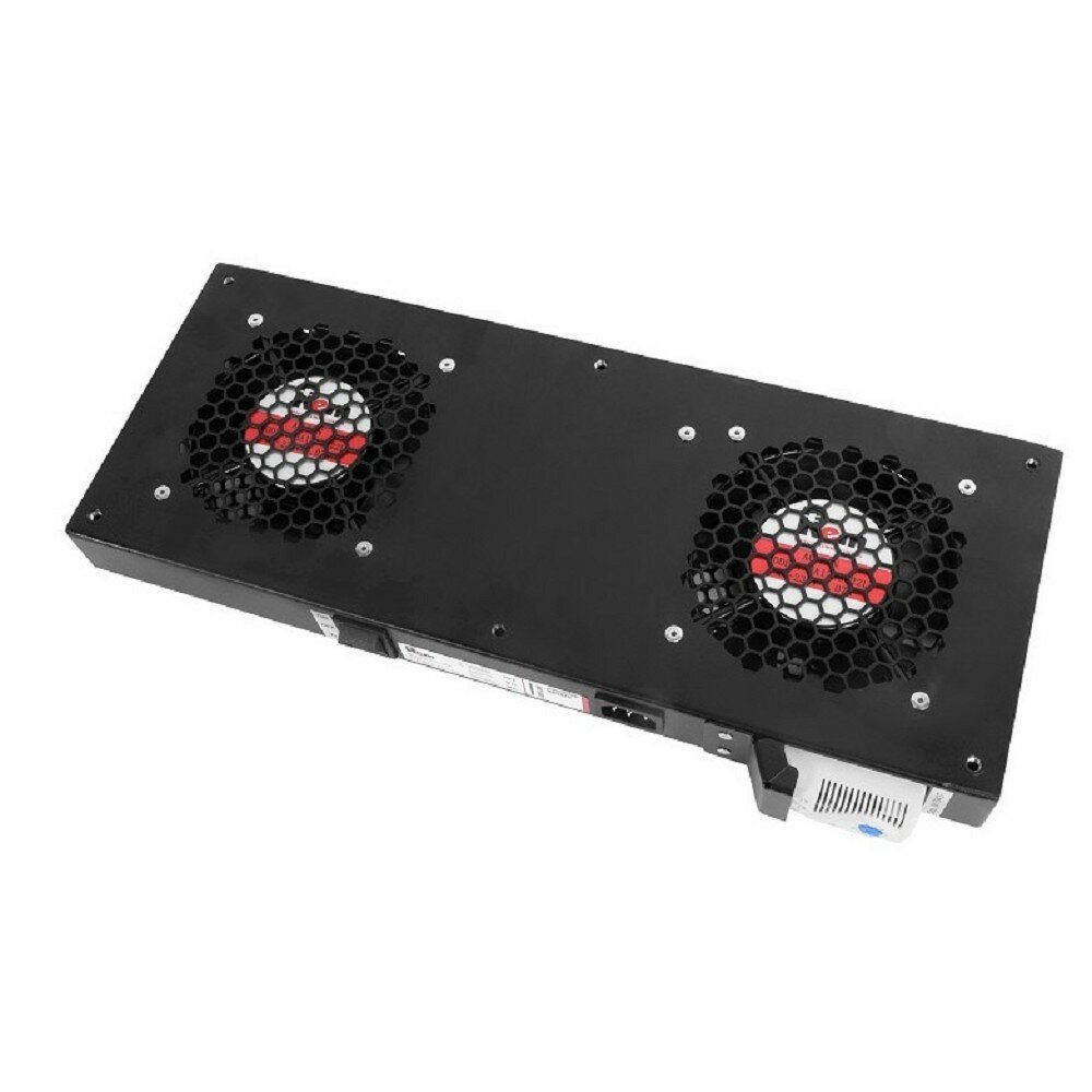 Вентиляторный модуль для телекоммуникационных шкафов ЦМО R-FAN-2T-9005 Металл/Пластик