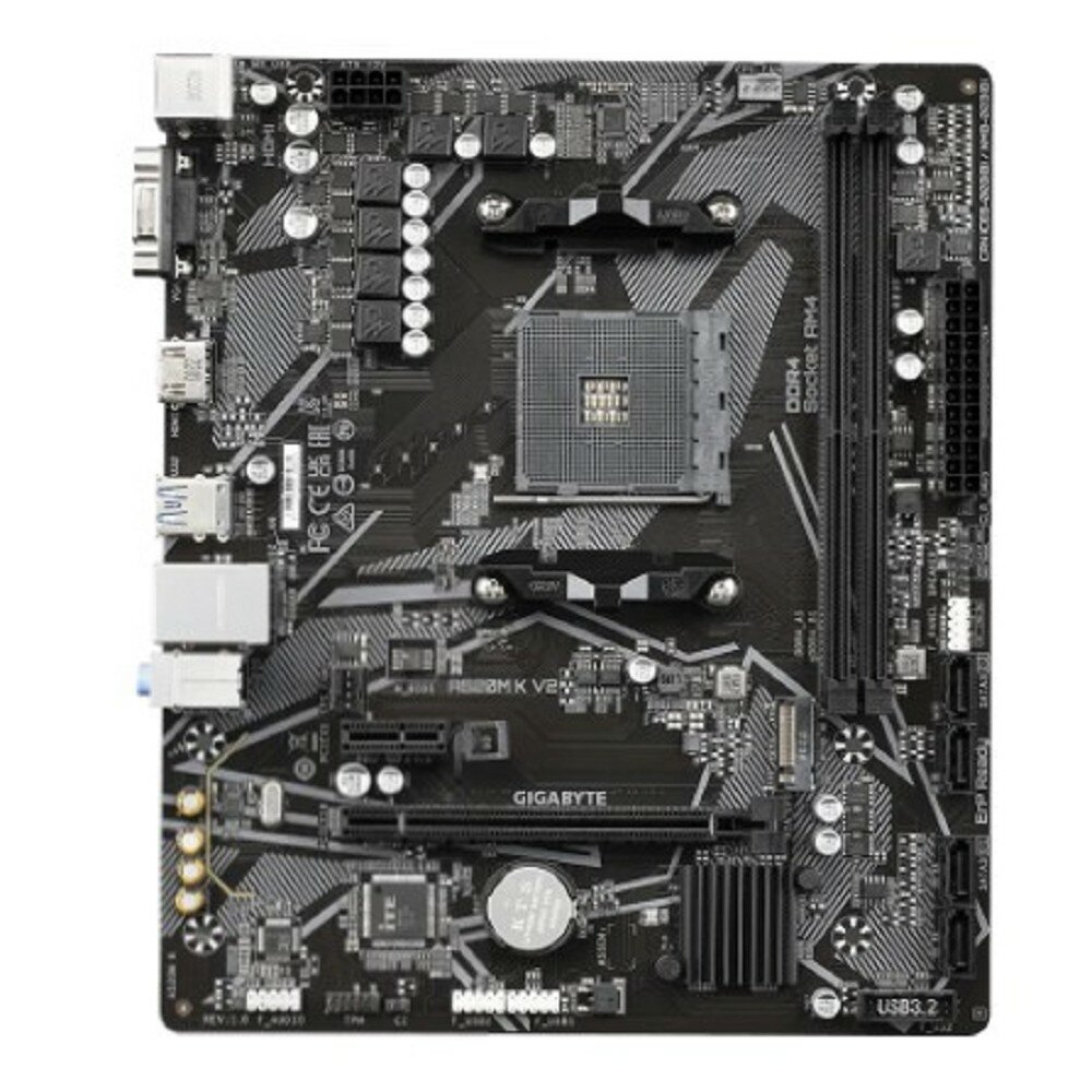 GigaByte Материнская плата A520M K V2 Socket AM4 2хDDR IV 1хM.2