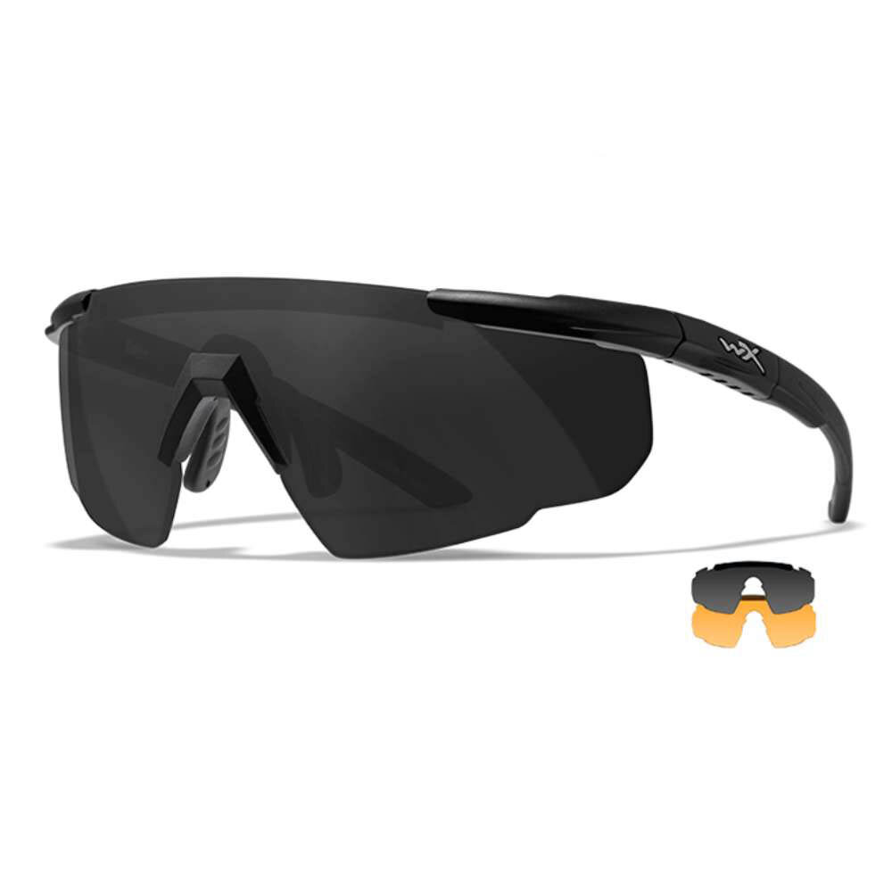 Очки защитные Wiley X Saber Advanced (Frame: Matte Black, Lens: Grey + Rust)