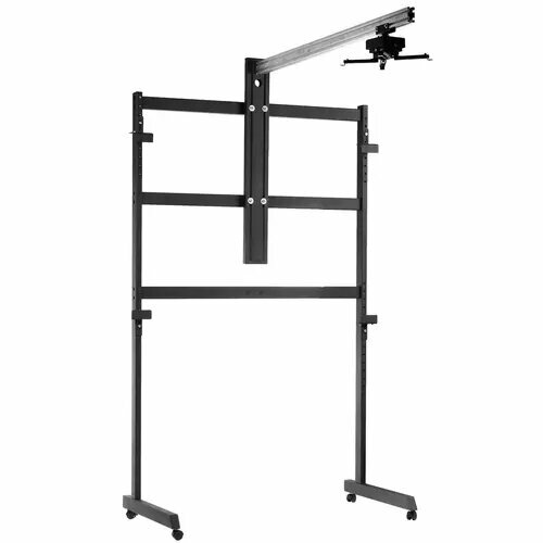 Стойка с кронштейном для ТВ IQBoard STWP-06/1 черный для ТВ 60"-112" нагрузка 10кг