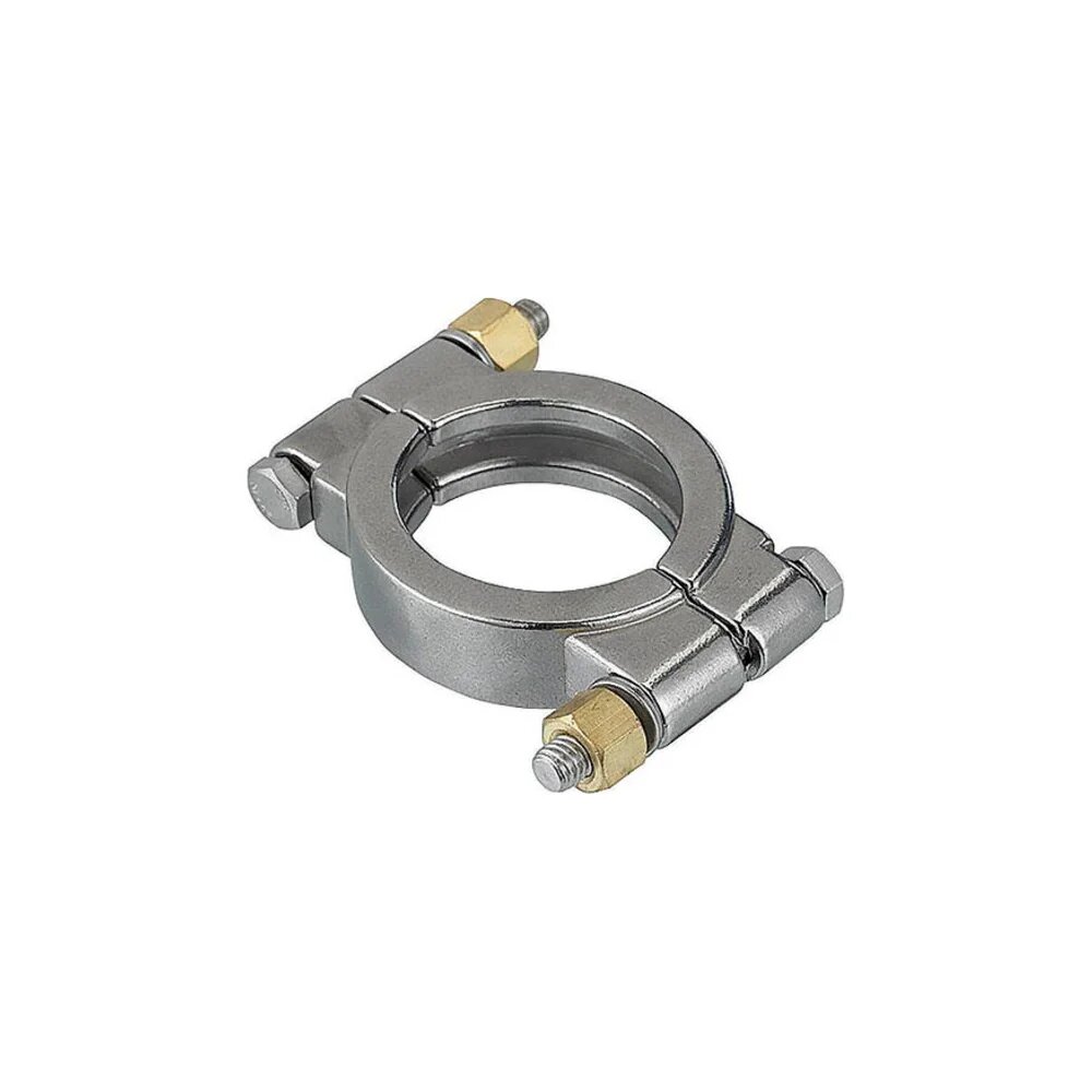 TITAN LOCK Хомут CLAMP двухболтовый усиленный DN15 нерж.304, DIN TL15CLCR