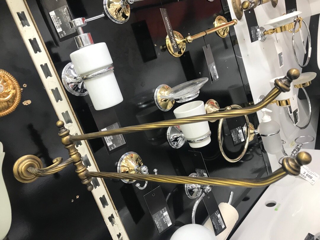 Полотенцедержатель двойной GLIONNA BAGNO EDERA ED/310-B бронза