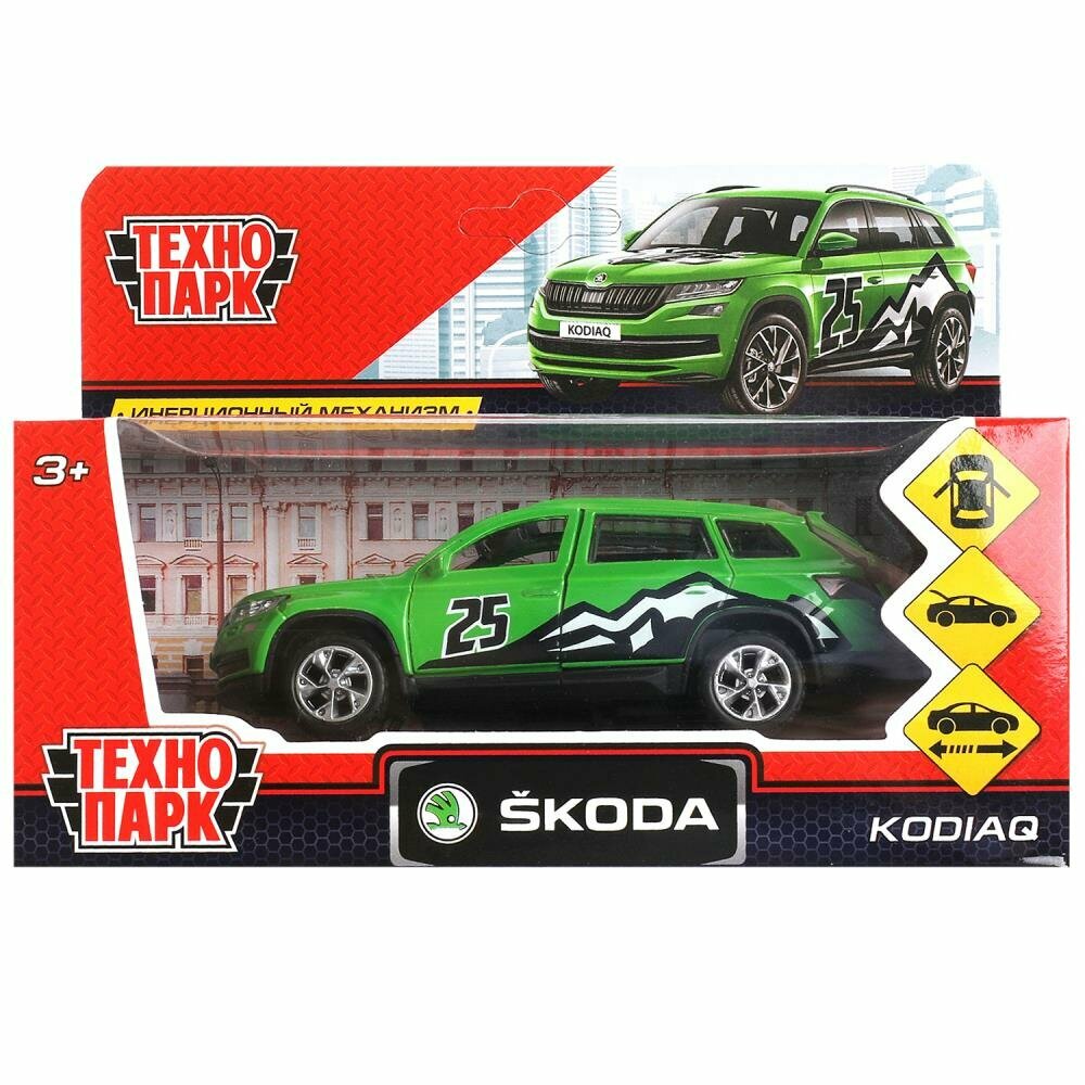 Машина металлическая Шкода Кодиак спорт, 12 см. Технопарк KODIAQ-S (72)