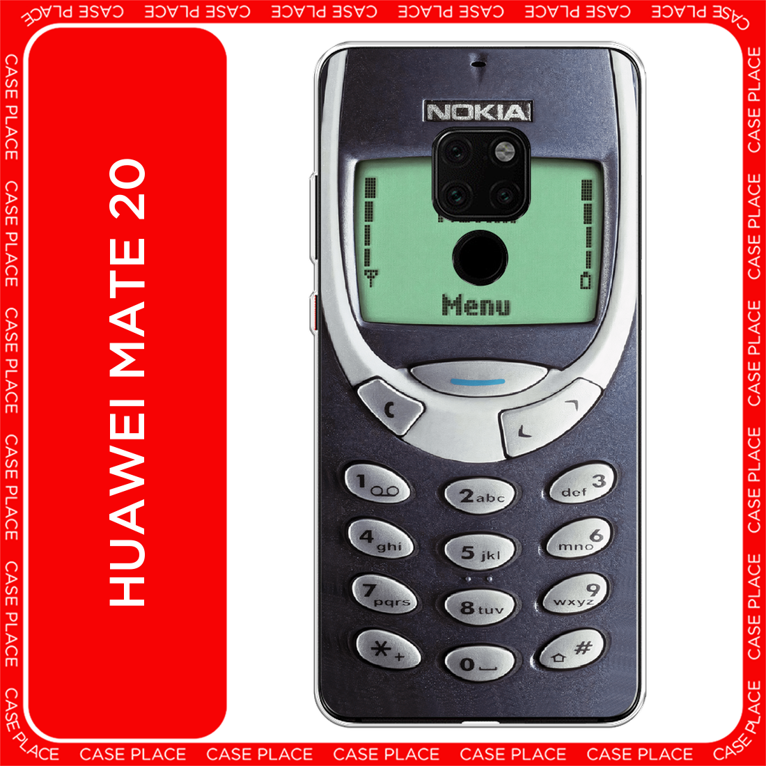 Чехол на Huawei Mate 20 / Хуавей Мате 20 с принтом Нокия
