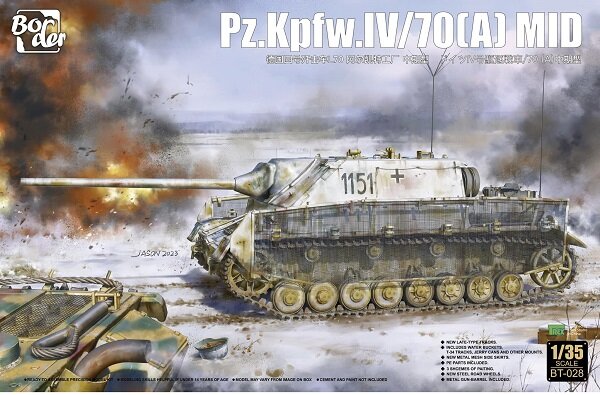 BT-028 Border Model Самоходное орудие Jagdpanzer IV L/70(A) MID 1/35