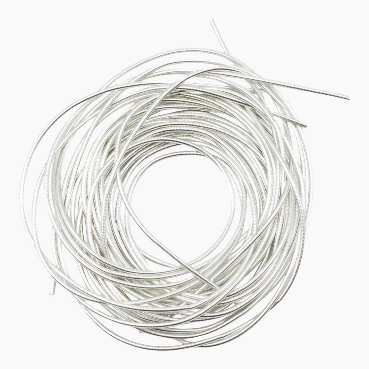 Канитель для вышивания гладкая, 1 мм, 5 г (± 0,1 г), Astra&Craft (серебро)