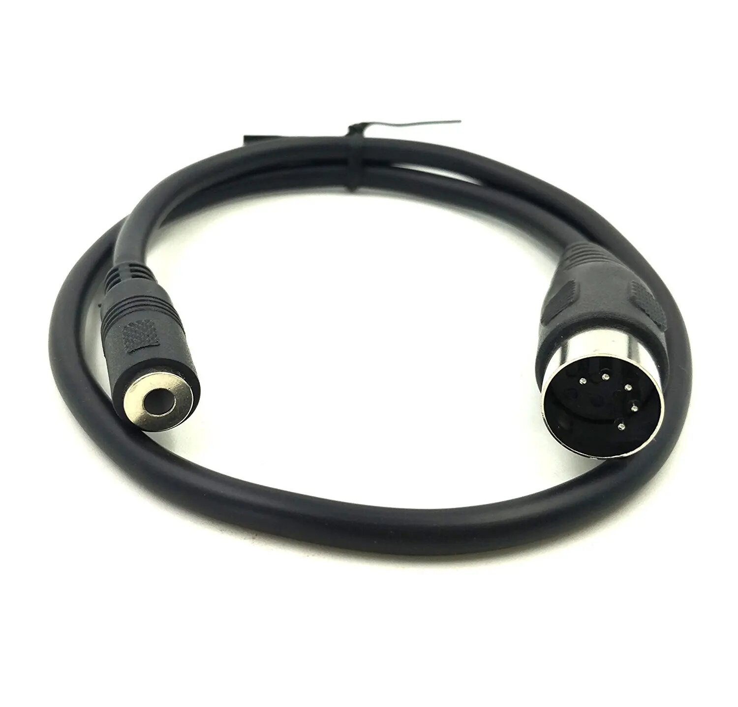 Кабель AUX 3.5 мм - MIDI Din 5 pin, 1.5 м, черный