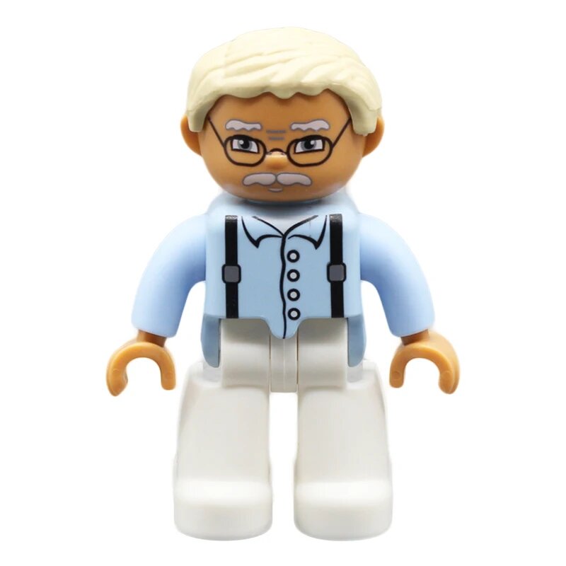 Фигурка Lego Дедушка в очках и жилетке, Цвет: Grandpa