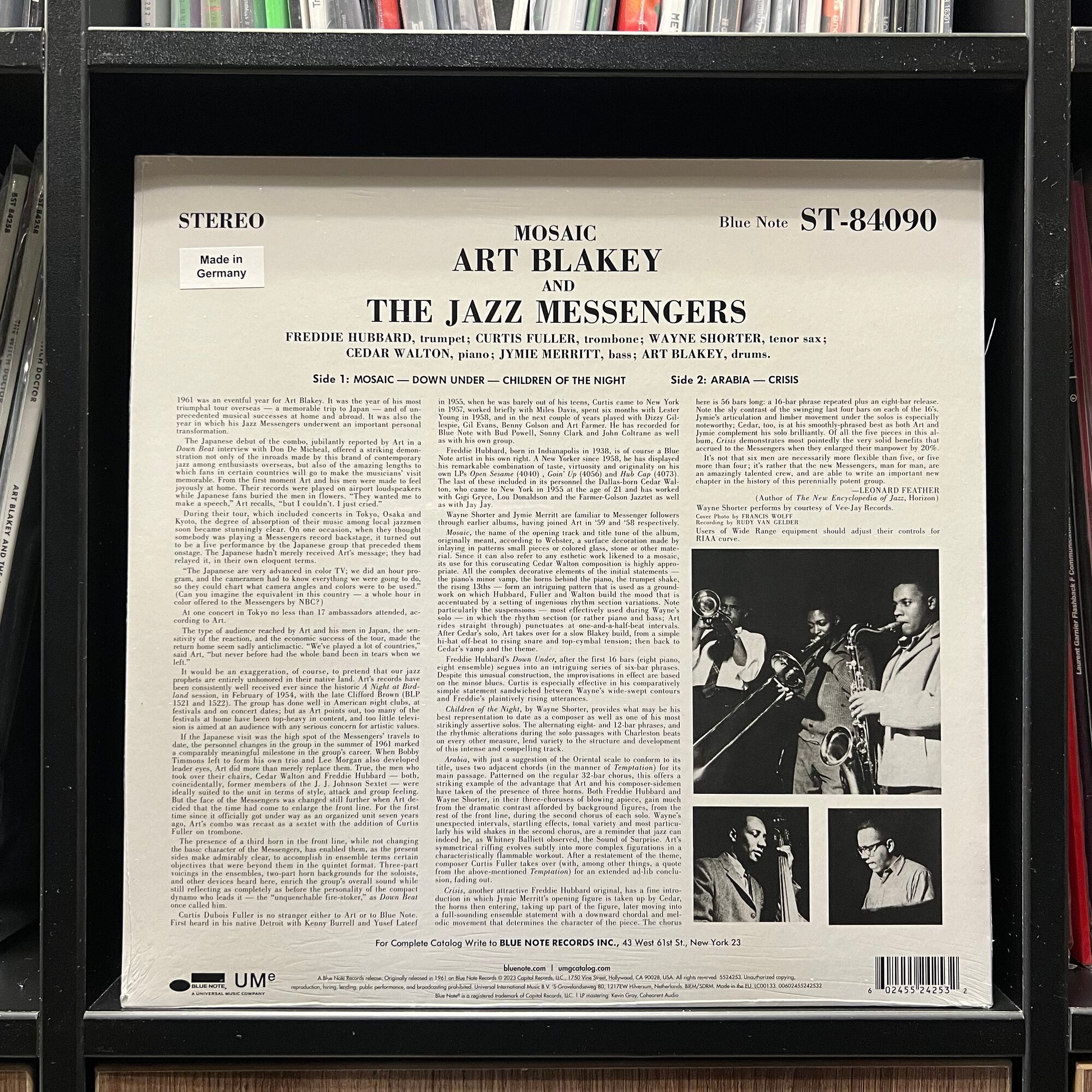 Виниловая пластинка Art BLAKEY & THE JAZZ MESSENGERS - Mosaic (still sealed, 180 gram audiophile vinyl LP) LP Винил — фото 1