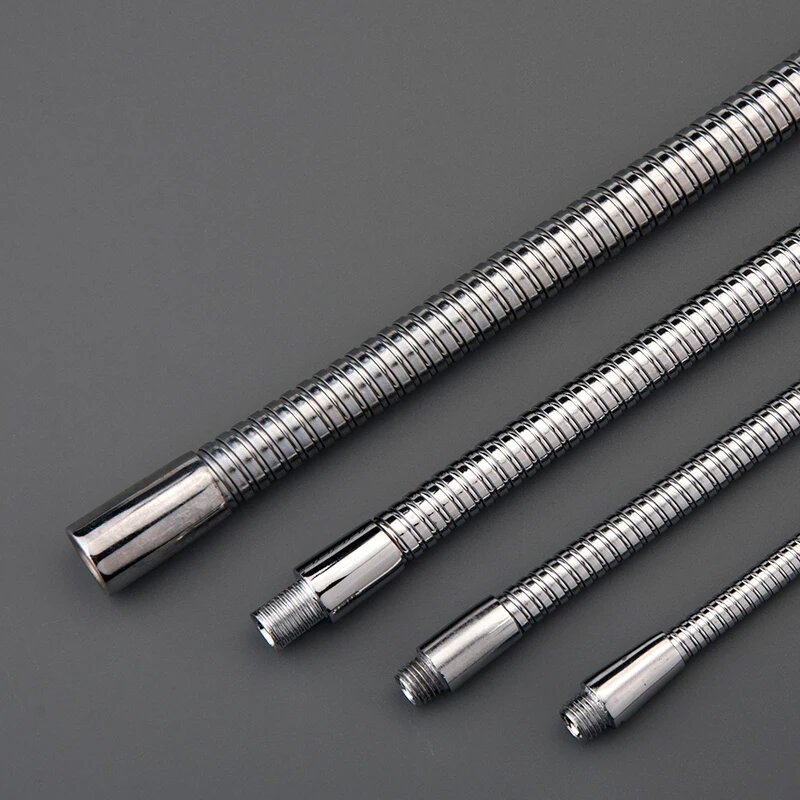 Хромированный металлический позиционирующий шланг 200/300/600 мм m6x300 2xm8 male