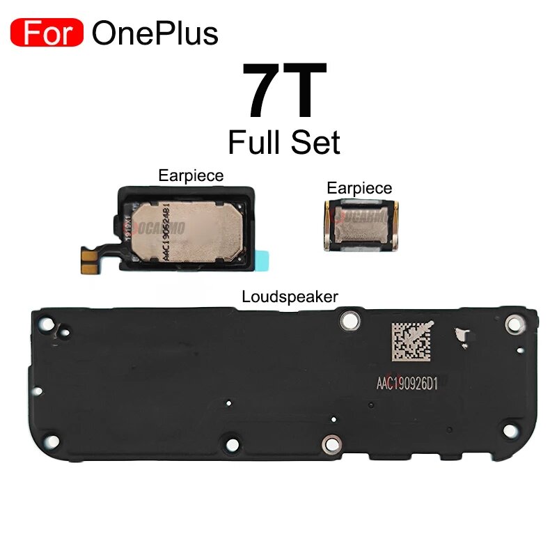 Наушники приемник гибкий кабель нижний громкий динамик зуммер кольцо для OnePlus 7T 1 + 7t запасные части