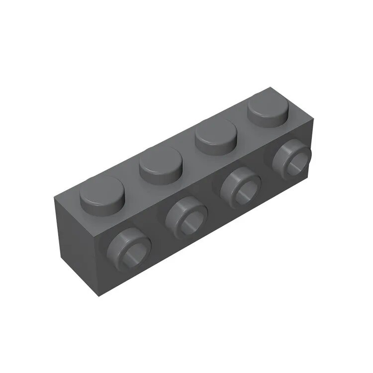 Блоки Lego 1x4, Черный (072)